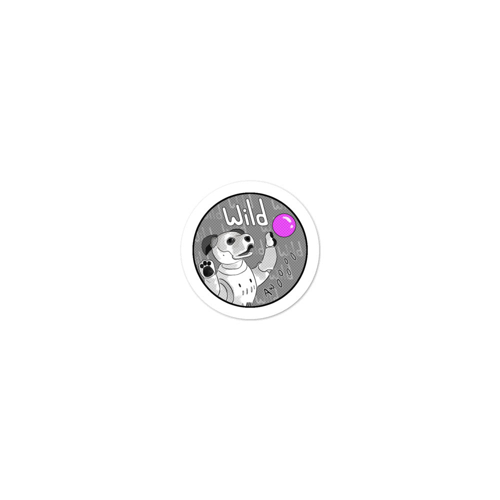 ERS-1000 Personality Sticker: "Wild" – Aibo Accessories